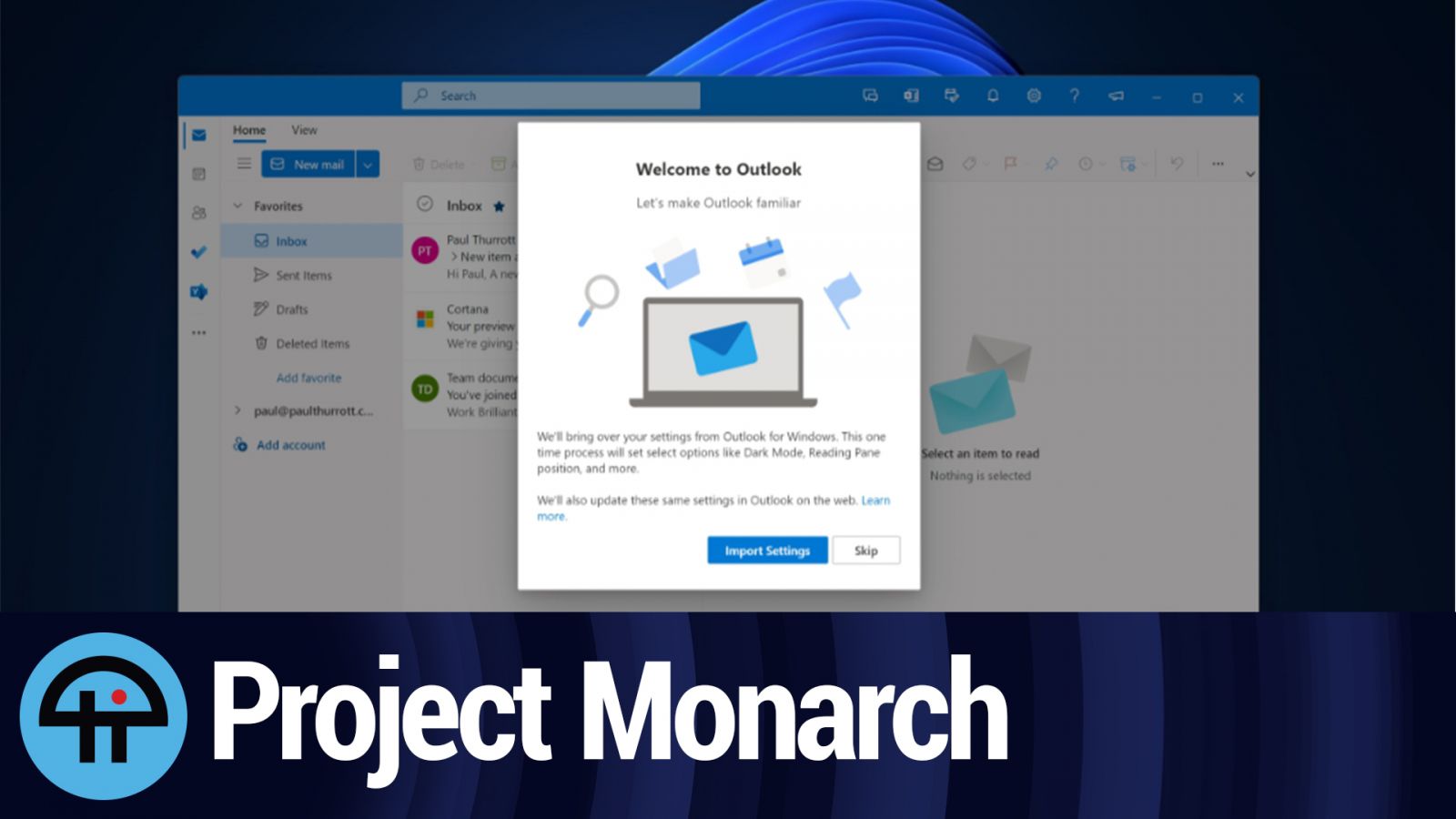 WW Clip: A First Look at Microsoft's New Outlook Client