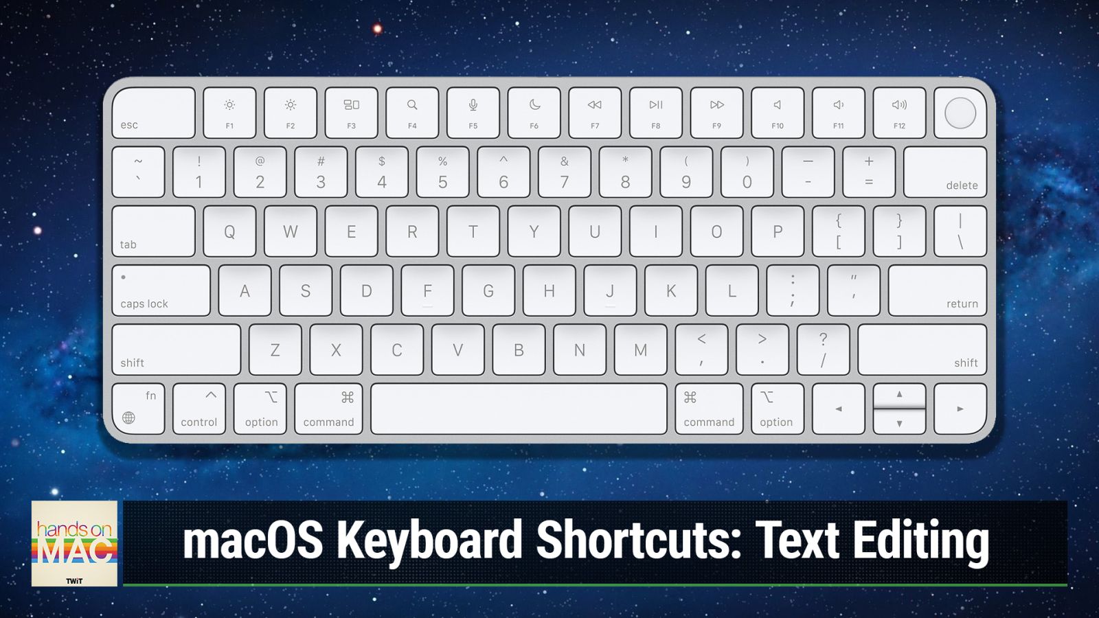 macOS Keyboard Shortcuts: Text Editing
