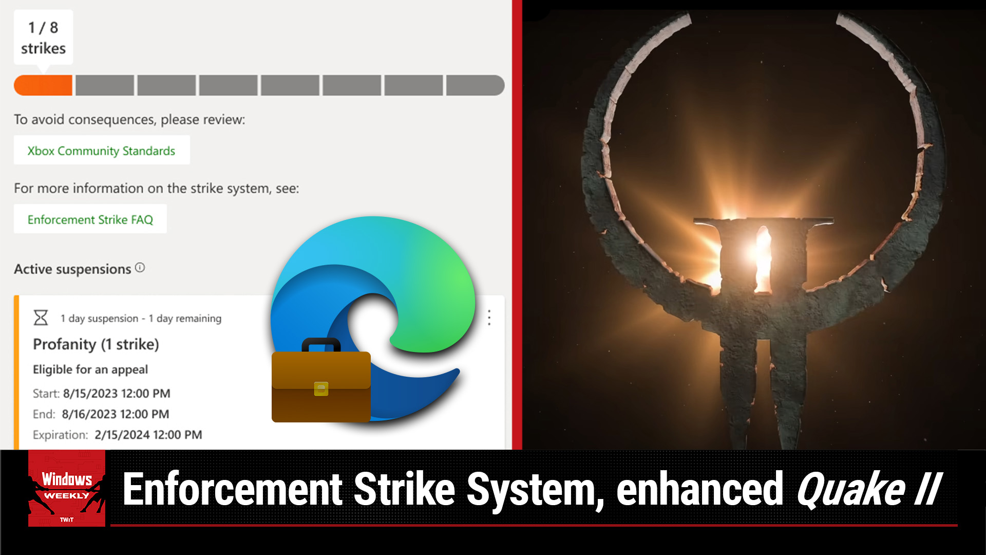 Eight Strikes and You're Out