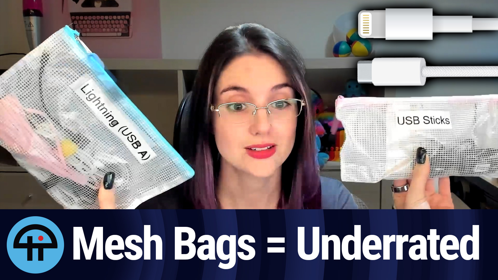 iOS Clip: Why Mesh Bags are Perfect for Cable Sorting