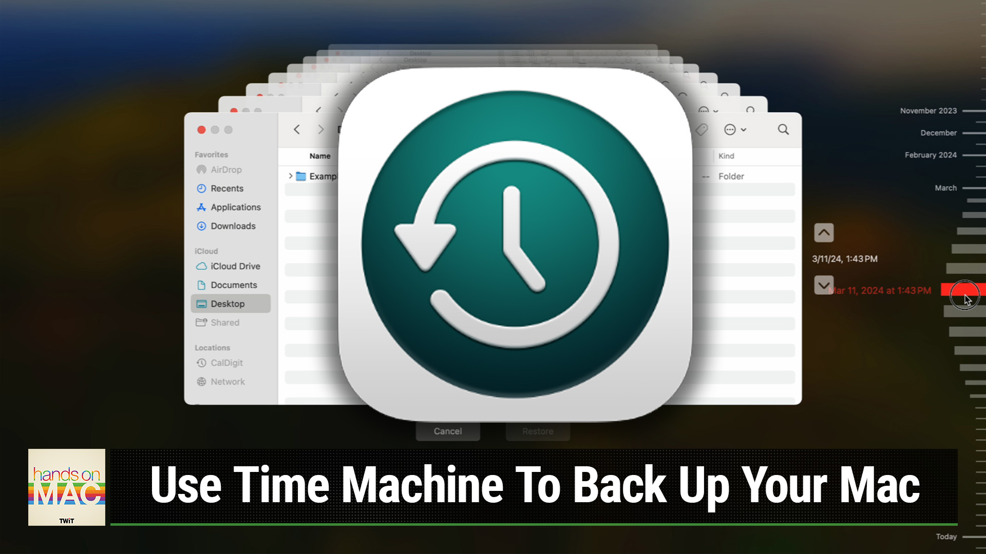 Use Time Machine To Back Up Your Mac