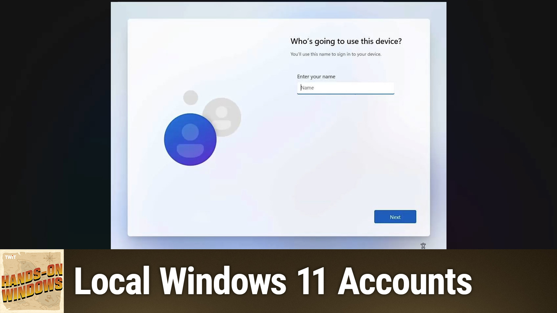 Local Windows 11 Accounts