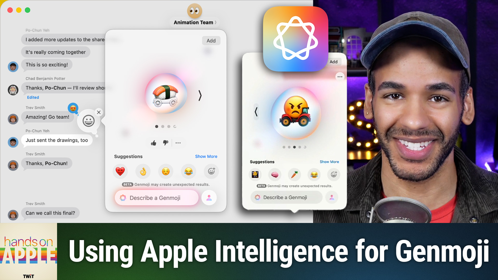 Creating Genmoji on Mac