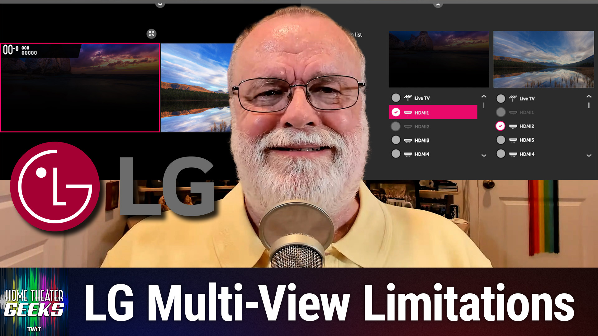 Home Theater Geeks: LG Multi-View Mode