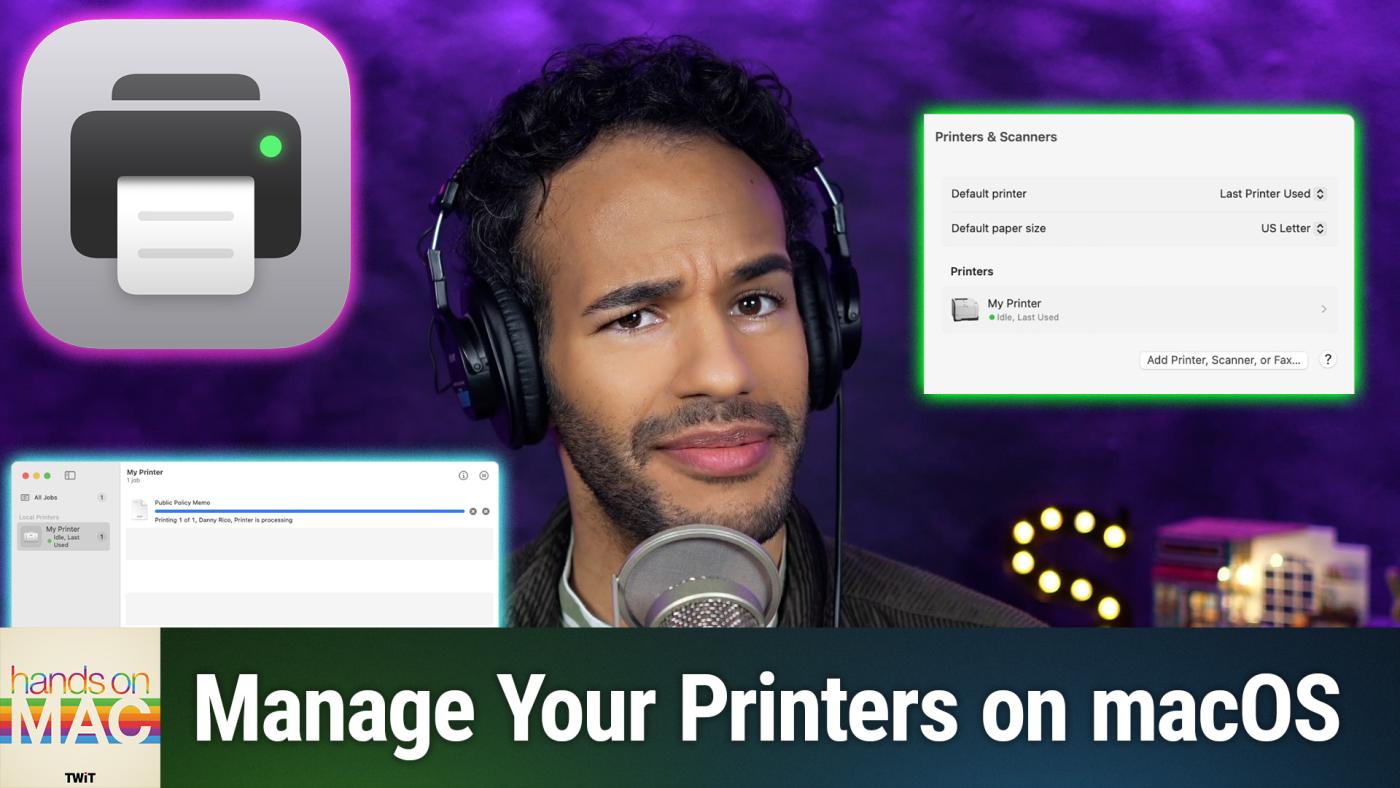 How to Use Print Center on macOS
